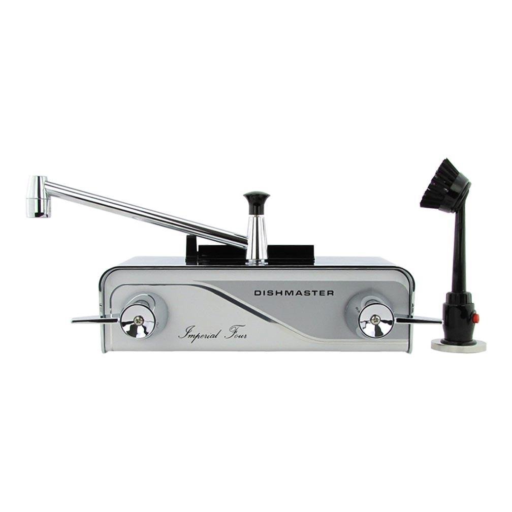 Dishmaster M76XL Imperial Four XL, Chrome Faucet