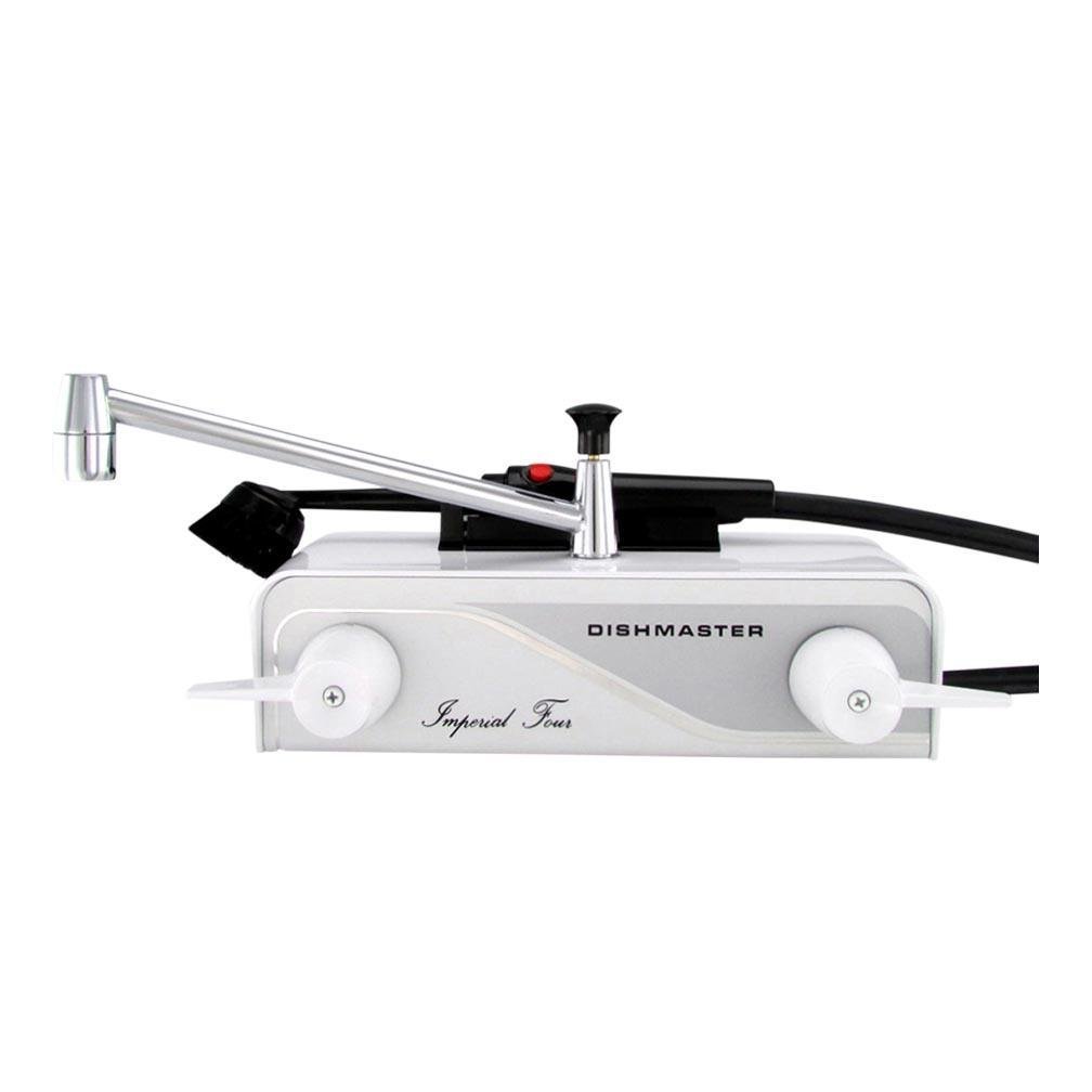 Dishmaster M76WE Imperial Four, White Faucet